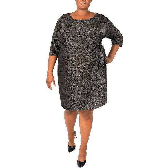 Signature by Robbie Bee | Dresses | Signature By Robbie Bee Womens Gold ...